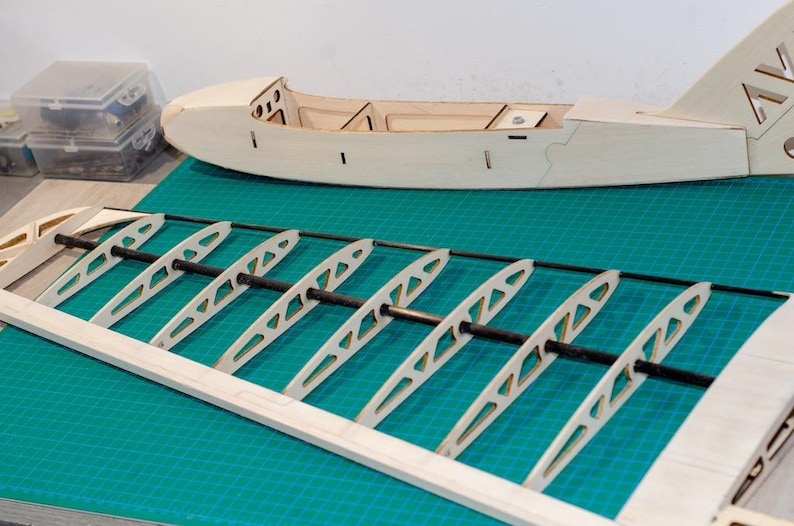Avis RC Flying Wing Glider | DXF Plans Laser-cut Ready (DXF Digital ...