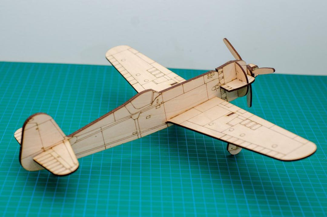 Aircraft ”IAR 80” Scale Model Laser Cut Files – Dxf, Ai, Vector Plans ...