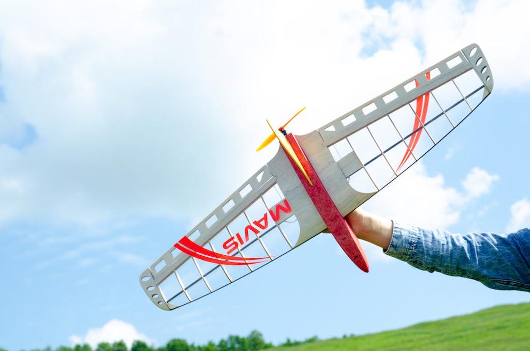 MAVIS Mini RC Flying Wing | Dxf Plans for Balsa Models | Laser Cut ...