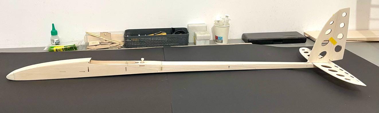Colibri RC Glider 1.5m | DXF Plans for Balsa Models | Laser-cut Ready ...