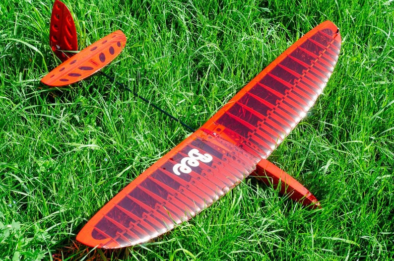 Bee DLG 1M Balsa RC Glider Plans | Laser-cut Ready (DXF Digital ...
