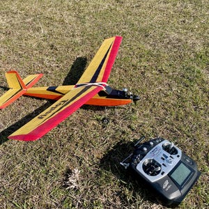 Topsy Graupner RC Model Plane | DXF Plans Laser CNC Cut Files (digital ...