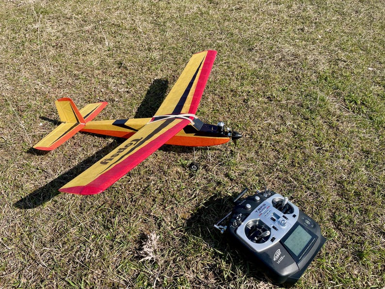 Topsy Graupner RC Model Plane | DXF Plans Laser CNC Cut Files (digital ...