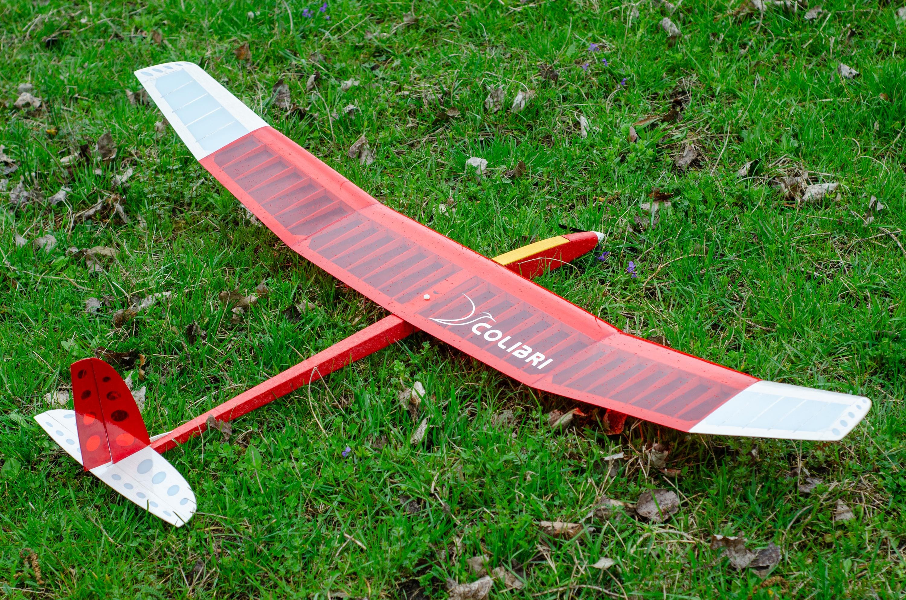 RC Glider Colibri | DXF Plans for Balsa Models | Laser-cut Ready & DIY ...