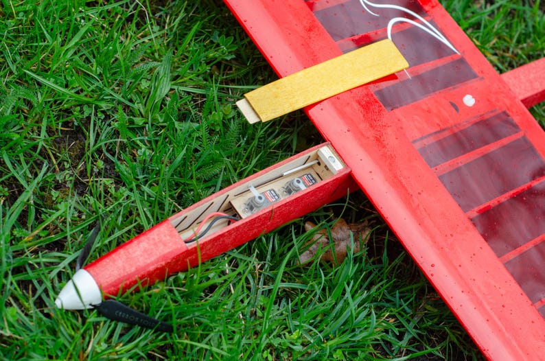 RC Glider Colibri | DXF Plans for Balsa Models | Laser-cut Ready & DIY ...