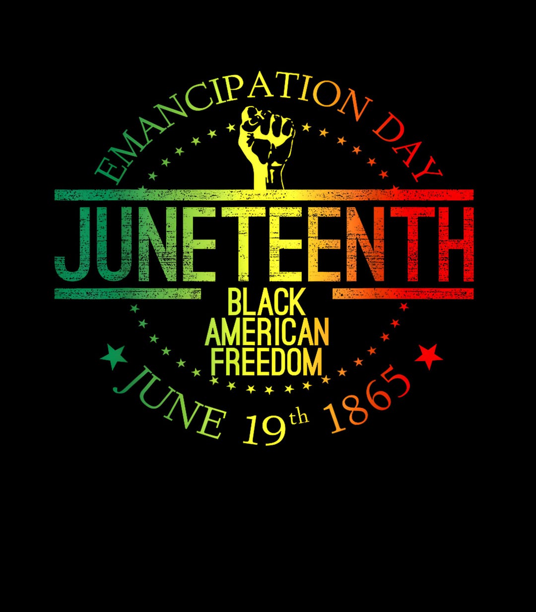 Juneteenth African American Freedom Black History June 19 Png ...