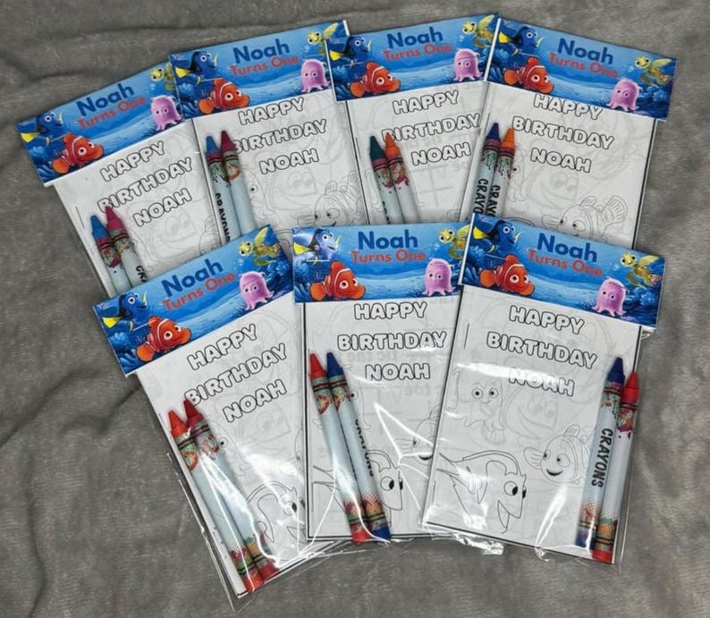 Finding Nemo Theme Coloring Books - Etsy