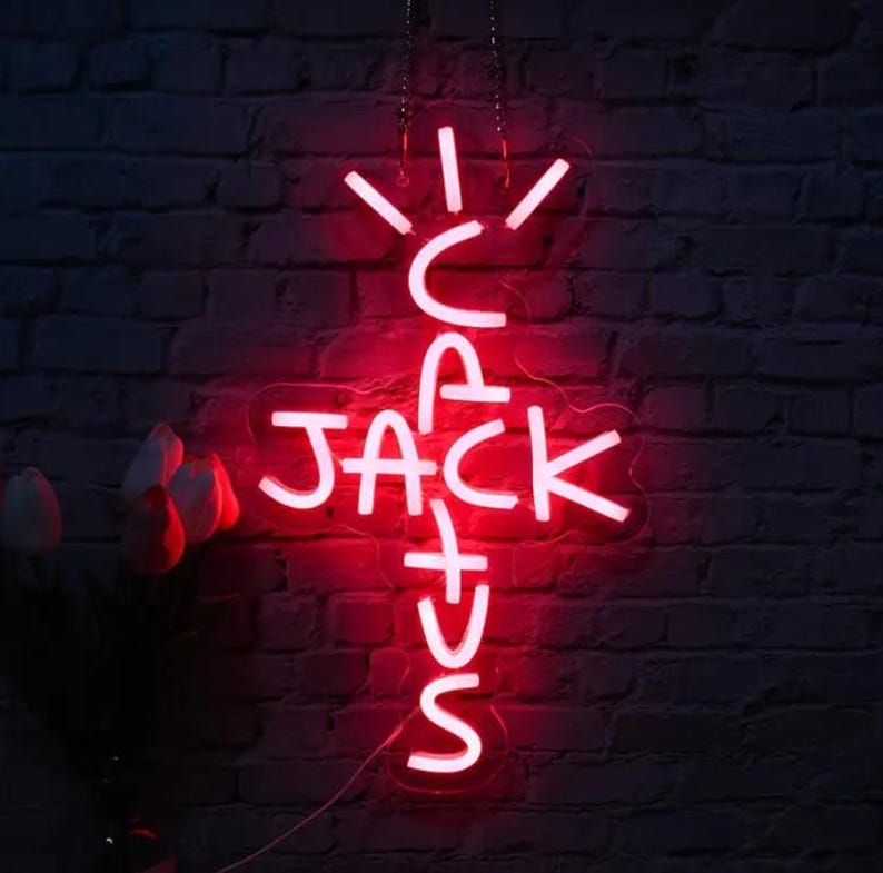 Cactus Jack Neon Sign - Etsy