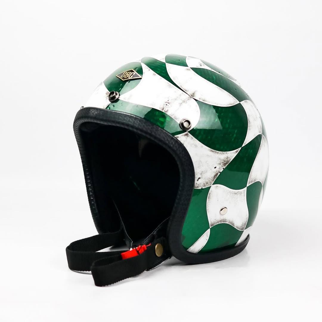 Helmet Slimhead 500TX Custom Raw Chekerboard Patina Picture by Request ...