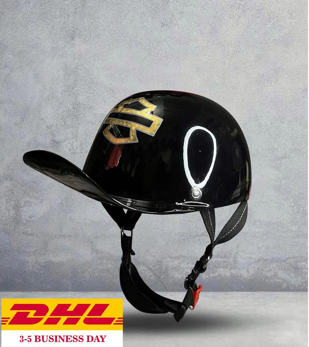 Helmet Snapback Logo Goldleaf Sparkle Bicycle Cap Style Helmet Dhl ...