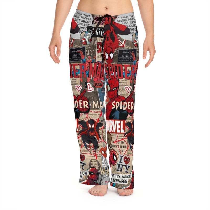 Spiderman Pajamas Pants - Etsy