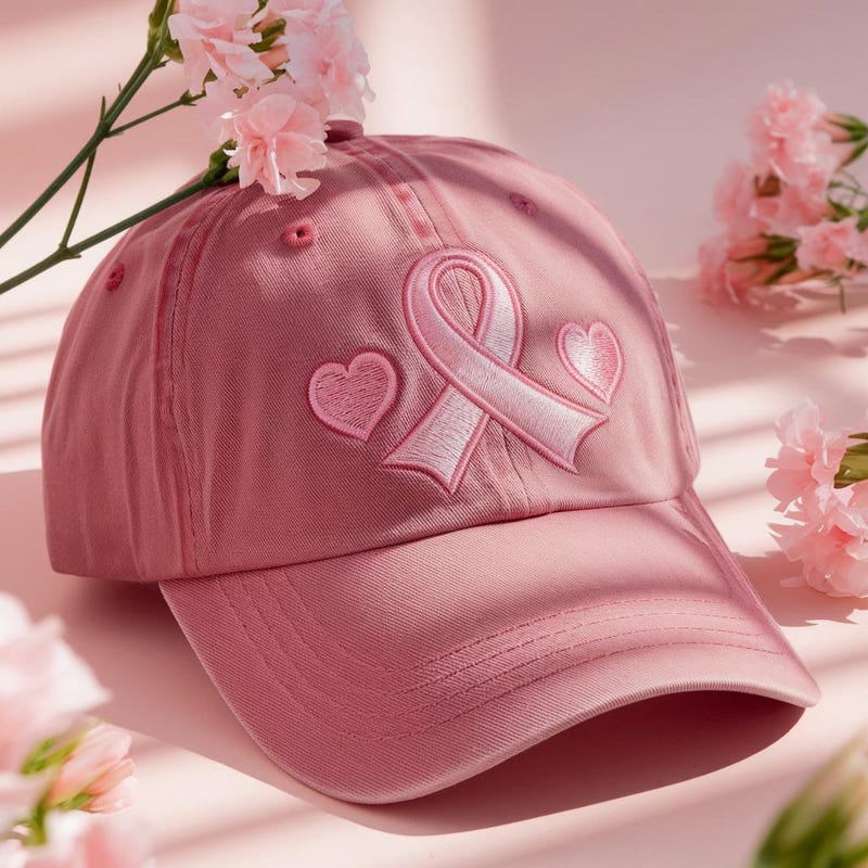 Breast Cancer Hat - Etsy