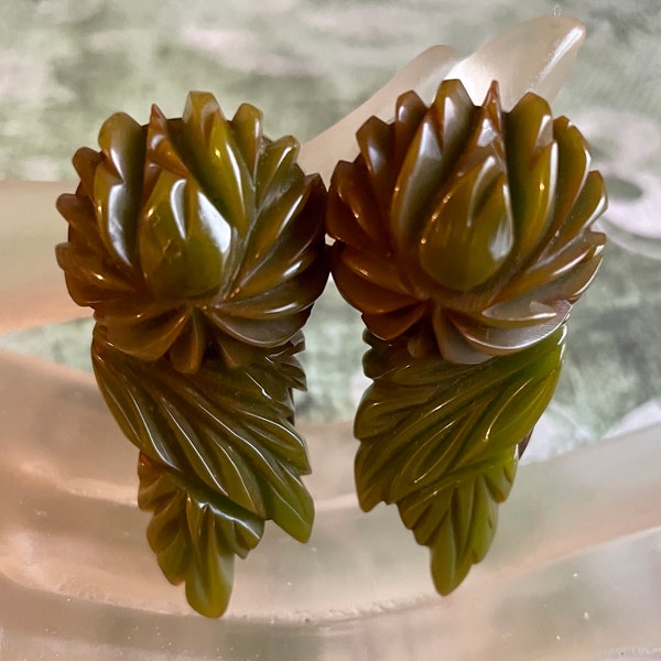 Bakelite Dress Clips - Etsy