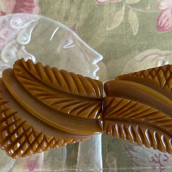 Bakelite Dress Clips - Etsy