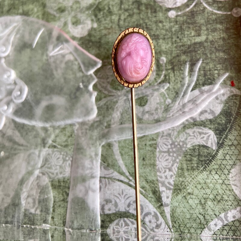 Cameo Stickpin - Etsy