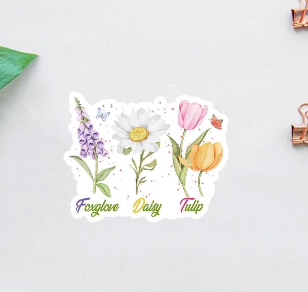 FDT Sticker, Foxglove Daisy Tulip Sticker, Anti Trump Sticker, Foxtrot ...