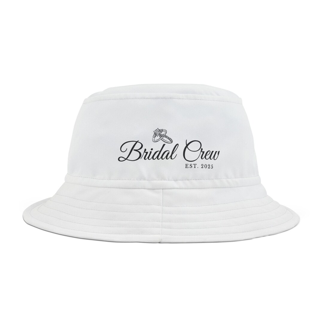 Bridal Crew Bucket Hat, Wedding Party Hat, Gift for Bride, Summer ...