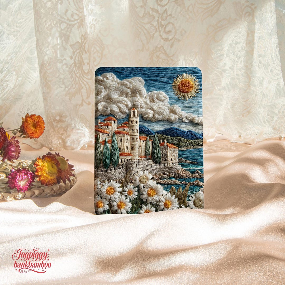 Embroidery Pattern Design Paperwhite Kindle Case, With Strap Kobo Case ...