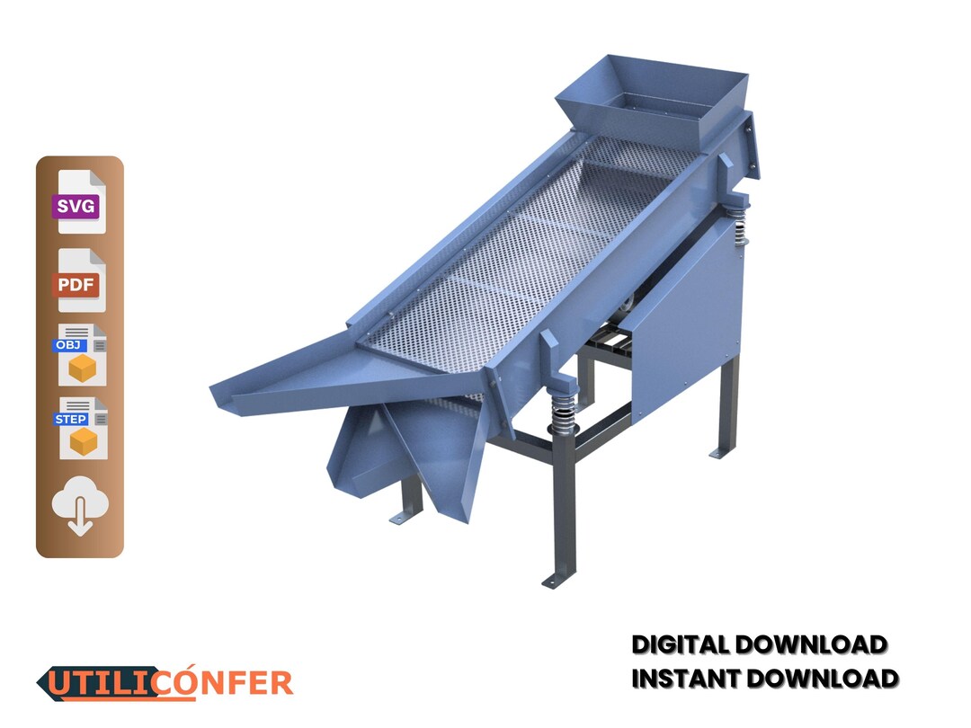 Vibrating Trough for Material Screening - Etsy