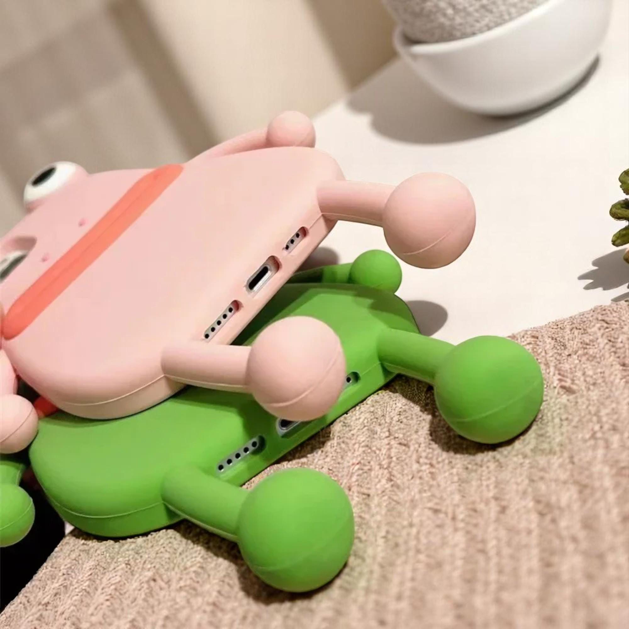 Super Cute 3D Long Legs Sausage Mouth Frog Silicon Case for iPhone ...
