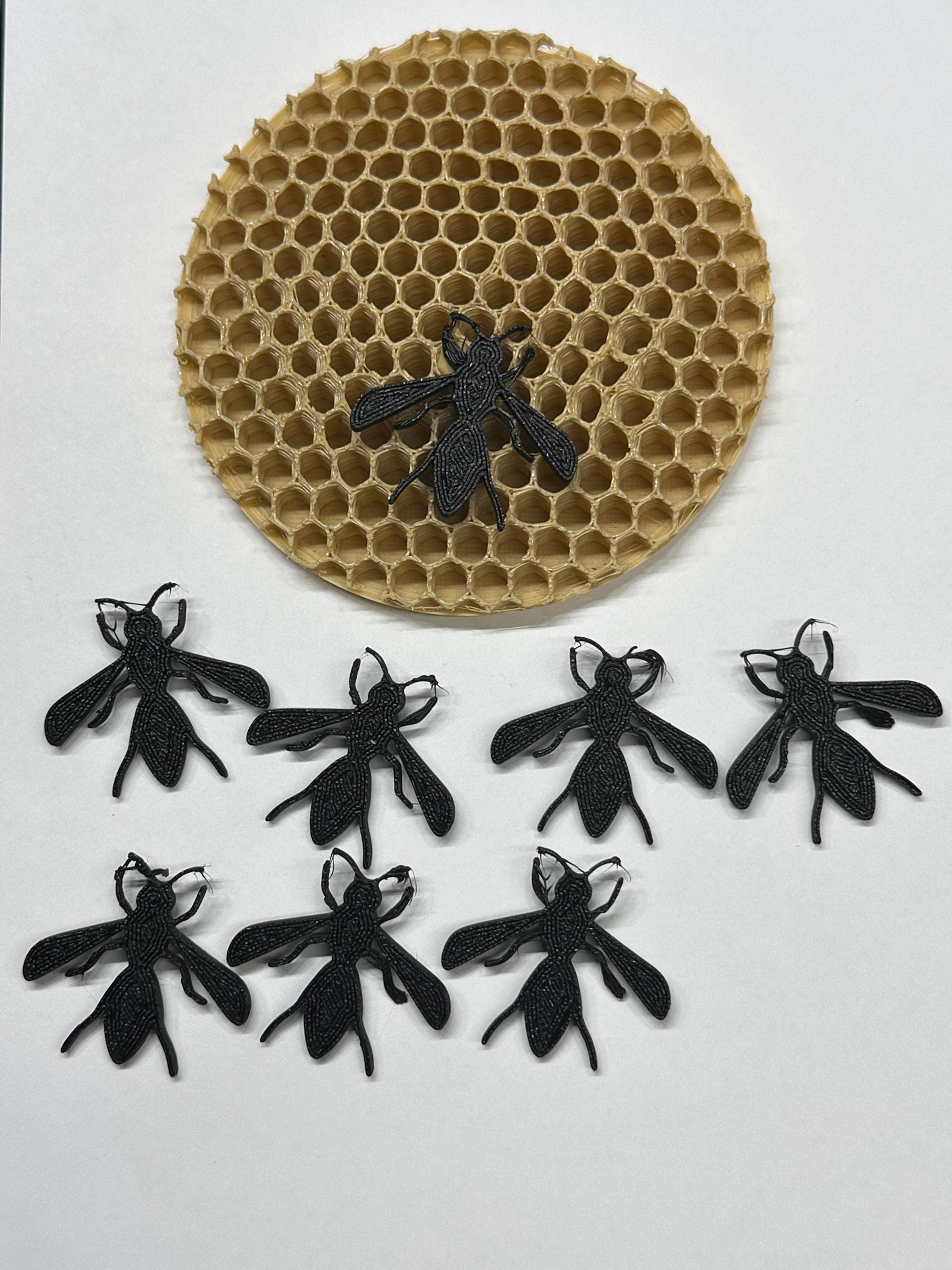 3D Printed Wasp Nest Decoy – Natural Deterrent, Includes 8 Wasp ...