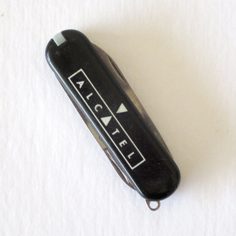 Alcatel Made by Victorinox Small Black Swiss Army Knife - Etsy