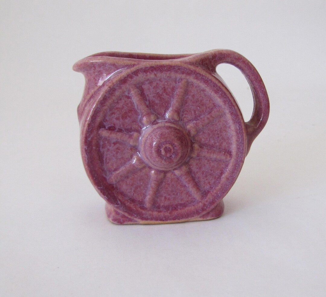 RARE Frankoma Miniature Red Bud Wagon Wheel Creamer - Etsy