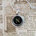 The Letter N Vintage Typewriter Key Necklace Pendant - Etsy