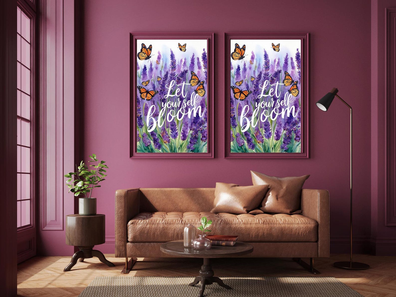 Vibrant Color Digital Wall Art - Modern and Chic Poster Design ...