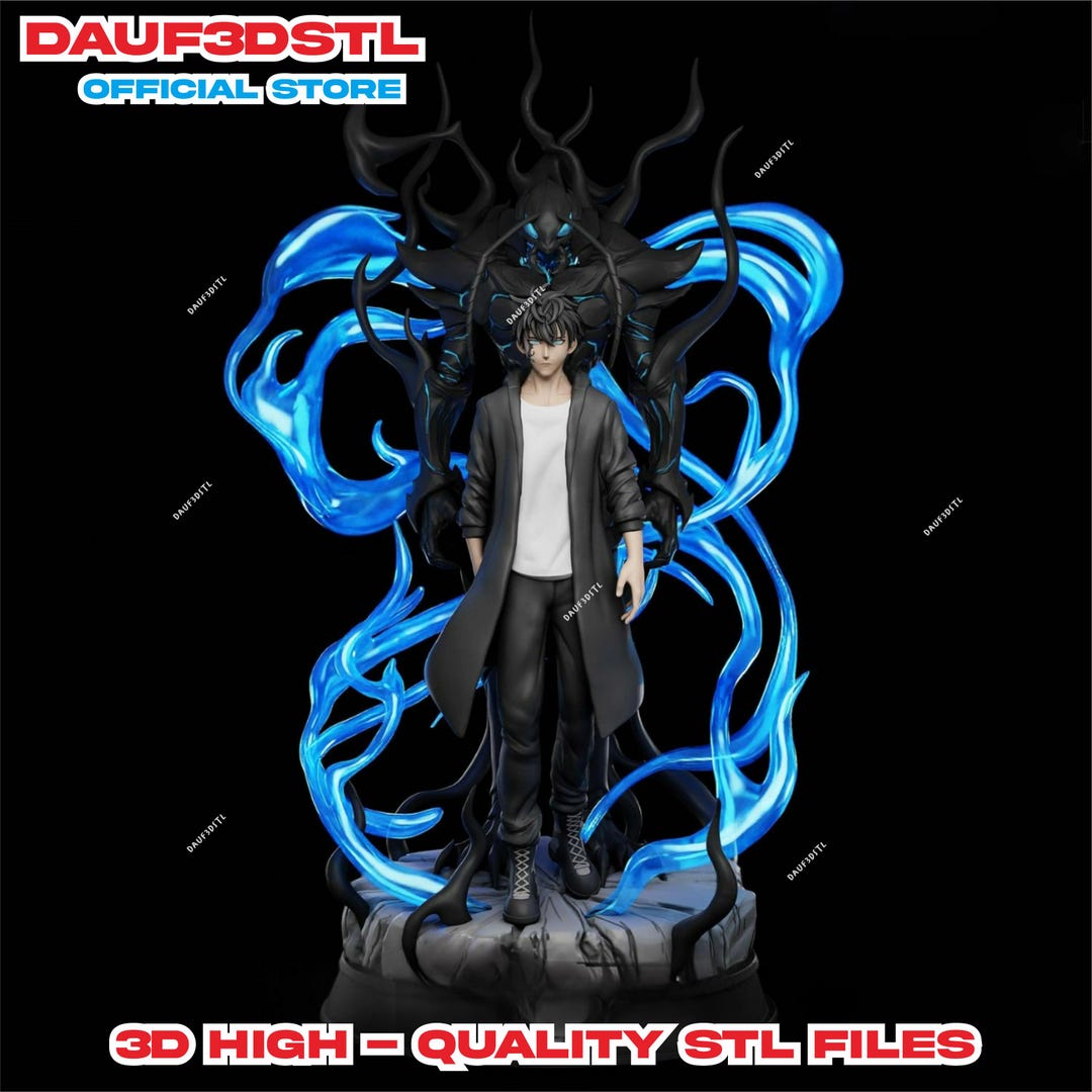 Monarch of Shadows and Beru STL Model for Resin Printer Figure 3D ...