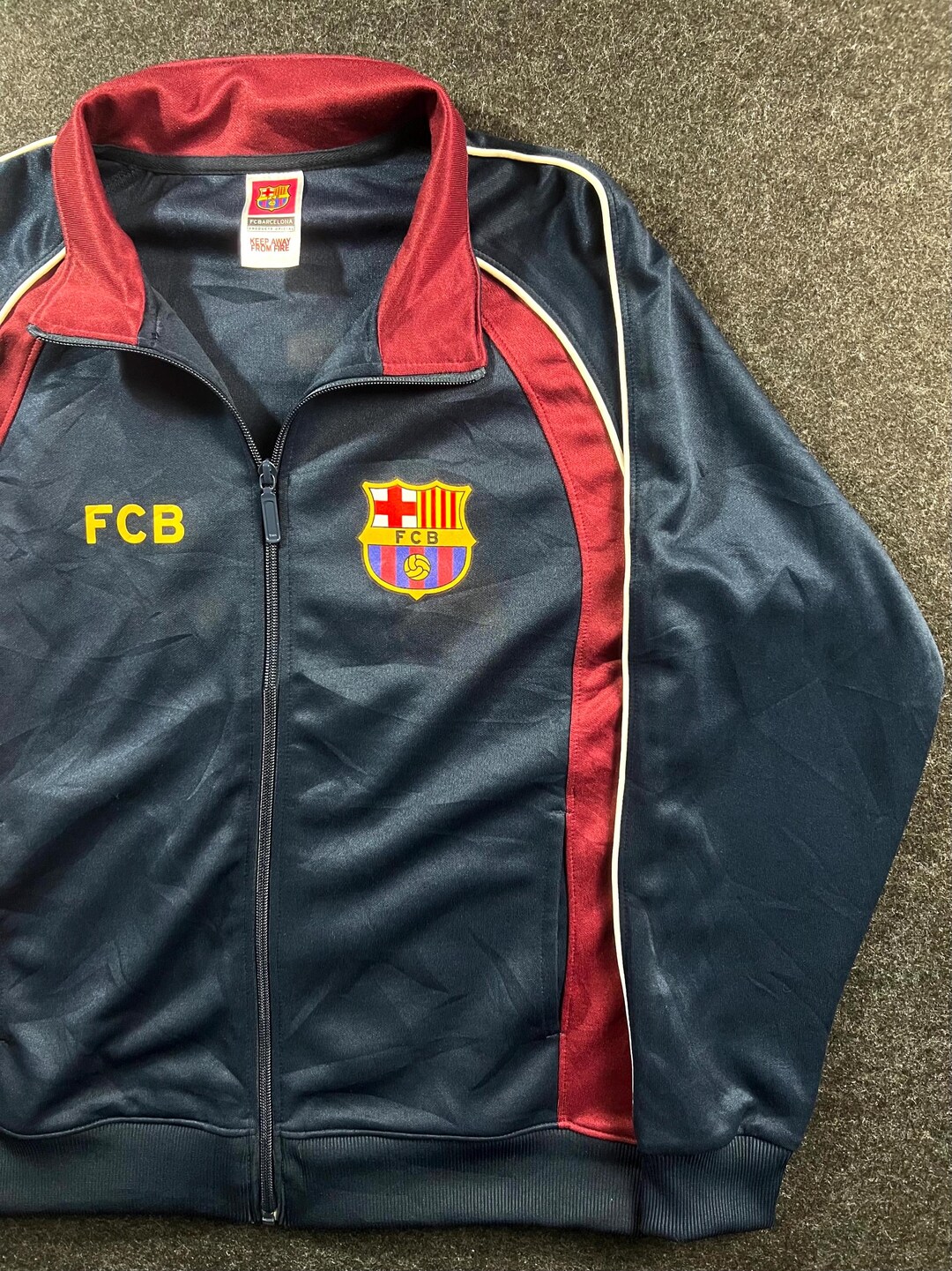 Barcelona FCB Training Kit Light Jacket (size L) - Etsy
