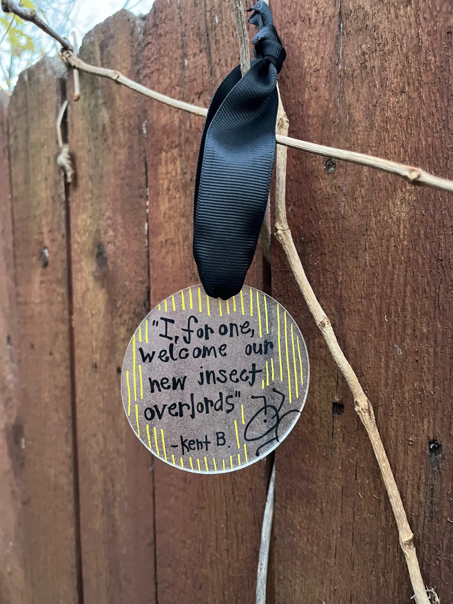 Kent Brockman Inspired Simpsons Inspired Ornament Acrylic Ornament Gift ...