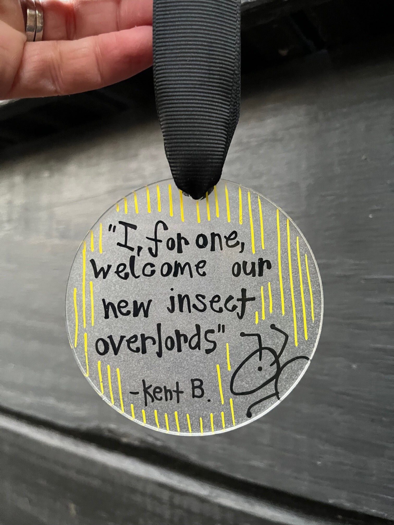 Kent Brockman Inspired Simpsons Inspired Ornament Acrylic Ornament Gift ...