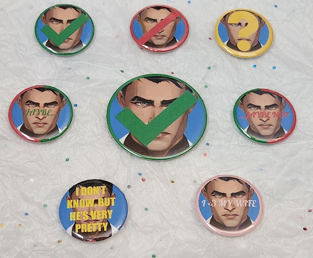 Jayce Arcane PFP War Pins- 25mm/.98in, 37mm/1.45in, 58mm/2.25in - Etsy