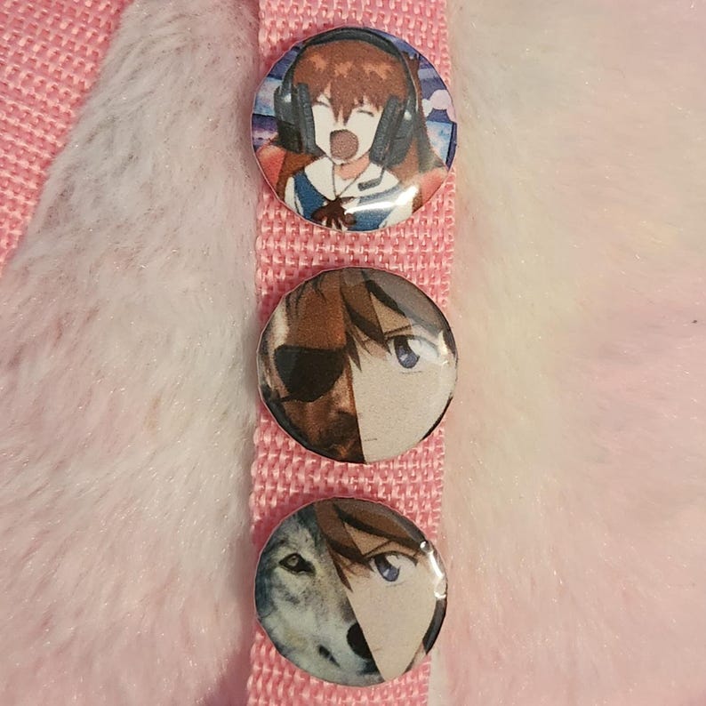 Asuka Langley Soryu NGE Pins