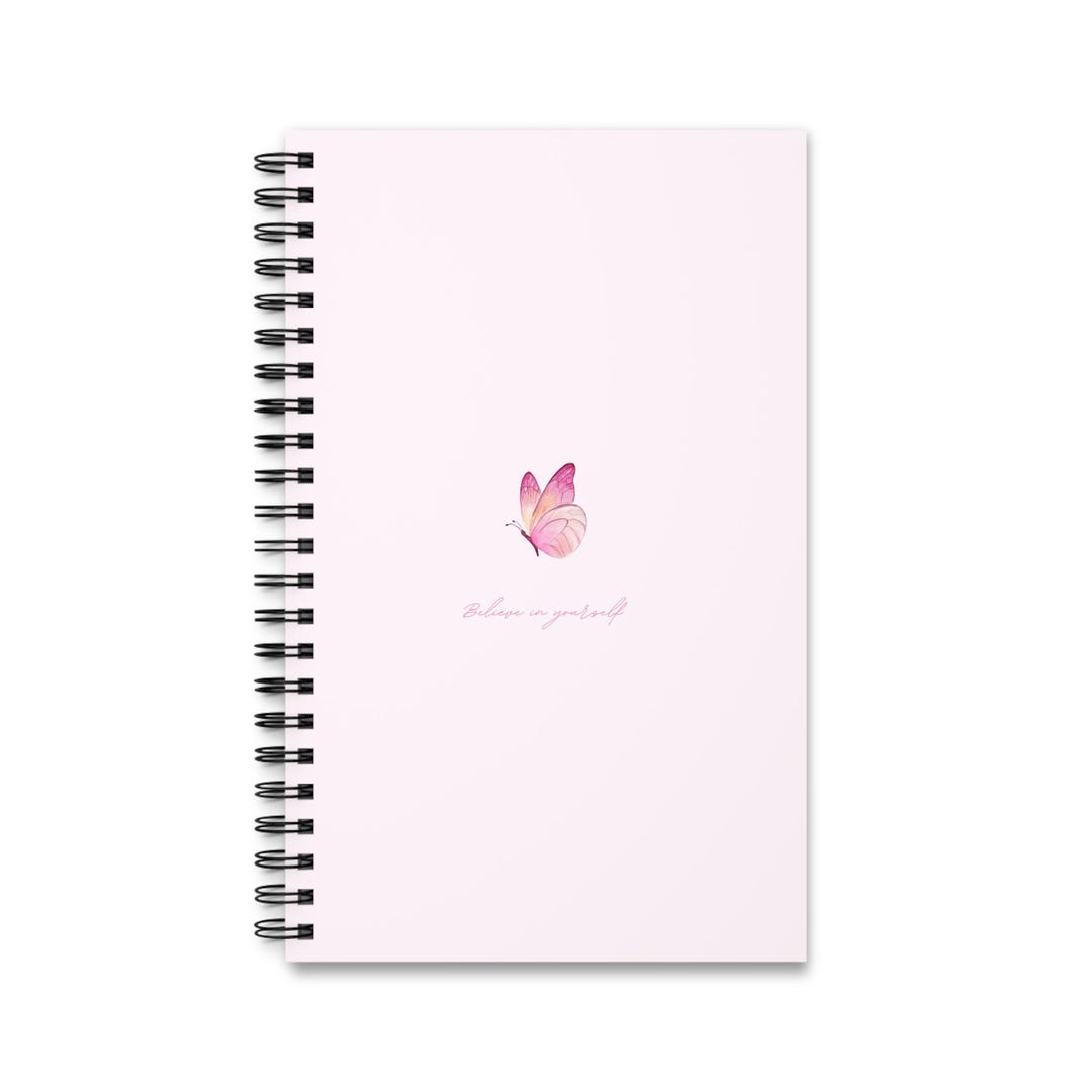 Spiral-bound Journal Pink & Pink Notebook | Diary, Planner, Gift Idea ...