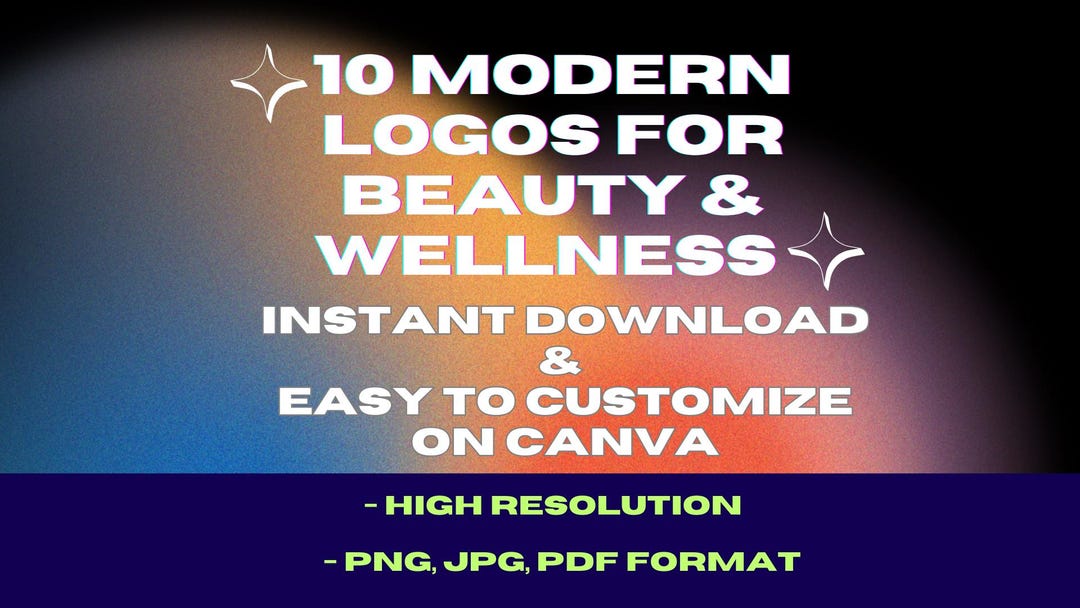 10 Editable Logos for Beauty & Wellness Business – Fully Customizable ...