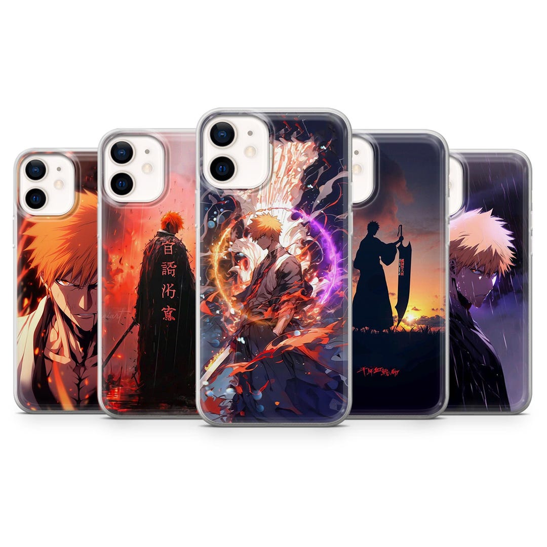 Bleach Phone Case Ichigo Shinigami Cover for iPhone 16E, Pro, 15, 14 ...