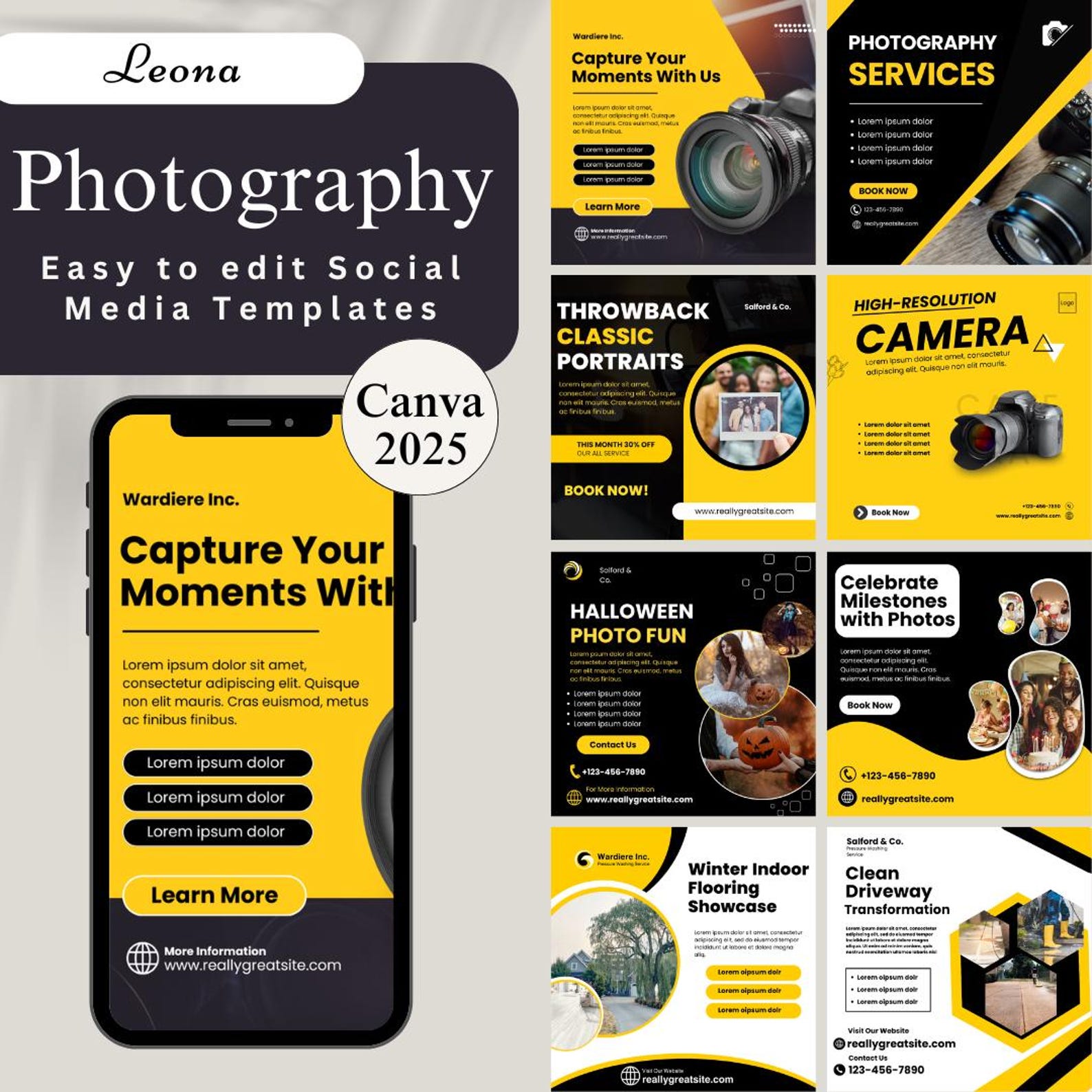 Photography Templates, Photographer Social Media Posts, Photography ...