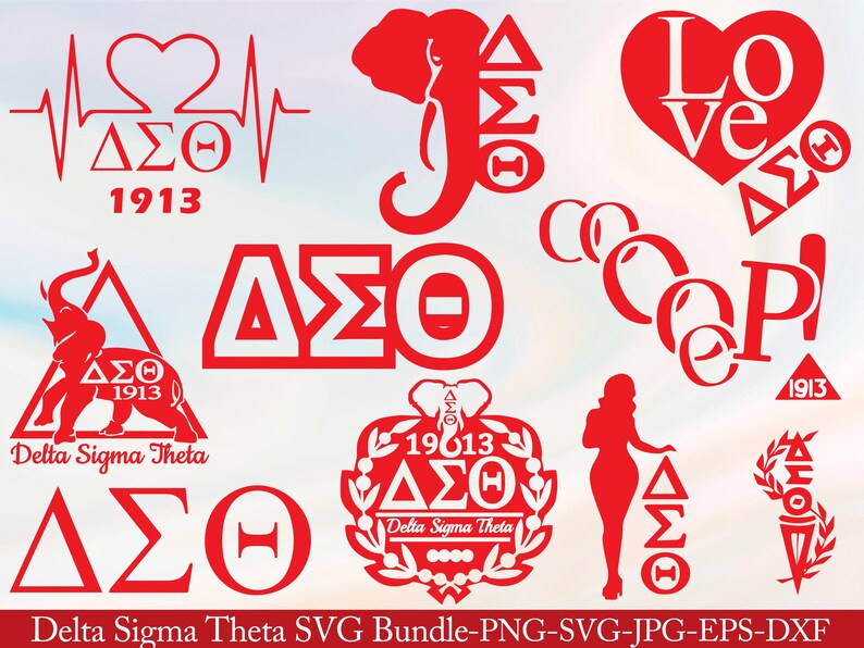 Delta Sigma Theta Svg, Delta Sigma Theta Svg Download,1913 Hand Sign ...
