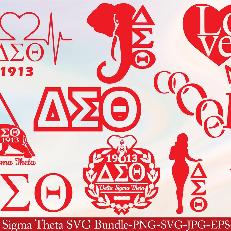 Delta Sigma Theta Sorority Greek Decor - Etsy