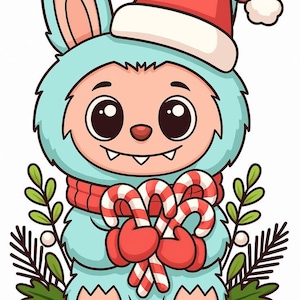 Labubu Christmas Shirt Png, Labubu Christmas Png, Labubu Christmas Png ...