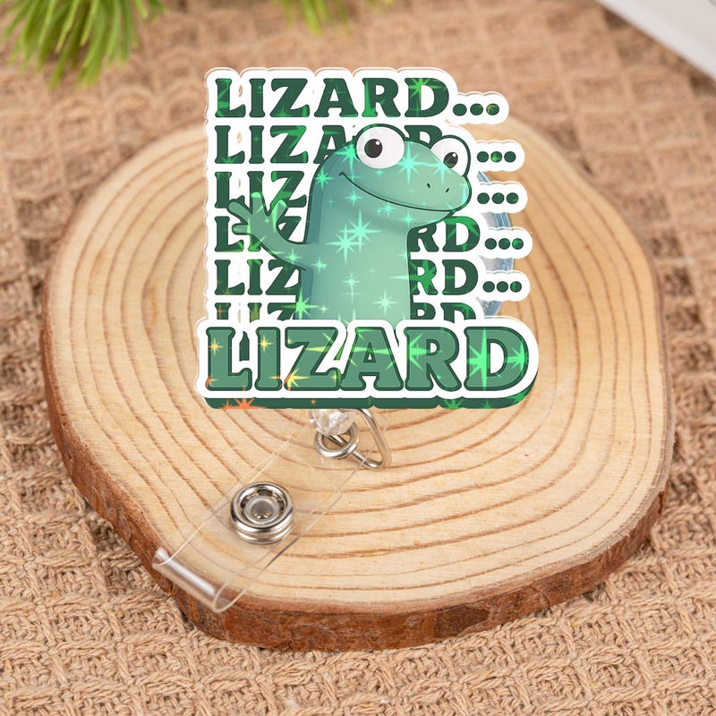 Lizard Keychain - Etsy