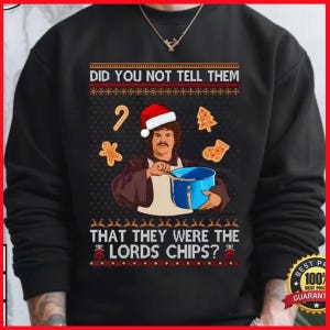 Ugly Christmas Sweater Nacho Libre - Etsy