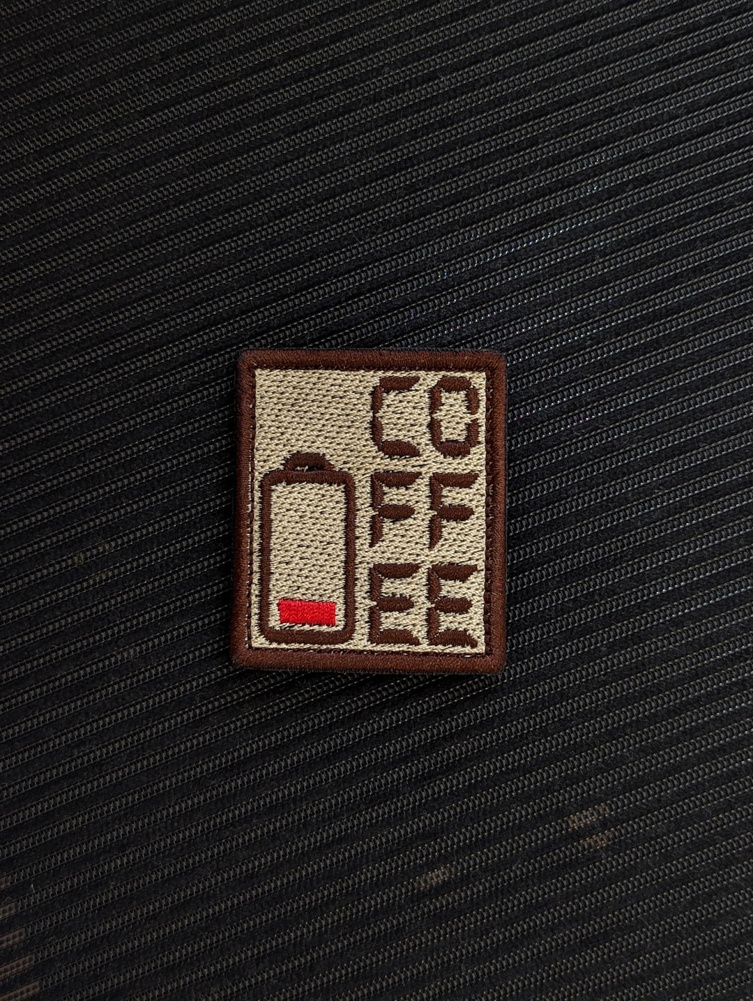 Coffee Patch, Funny Caffeine Addict Badge, Embroidered Energy Patch for ...