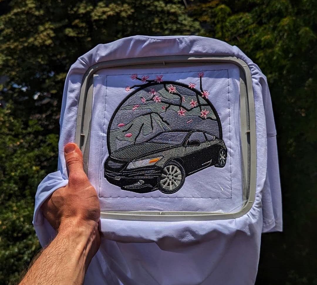 Honda Machine Embroidery Design / Honda Embroidery Files / Instant ...