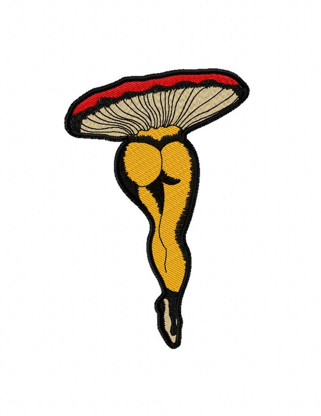 Mushroom Girl Machine Embroidery Design, Embroidery Files, Instant ...