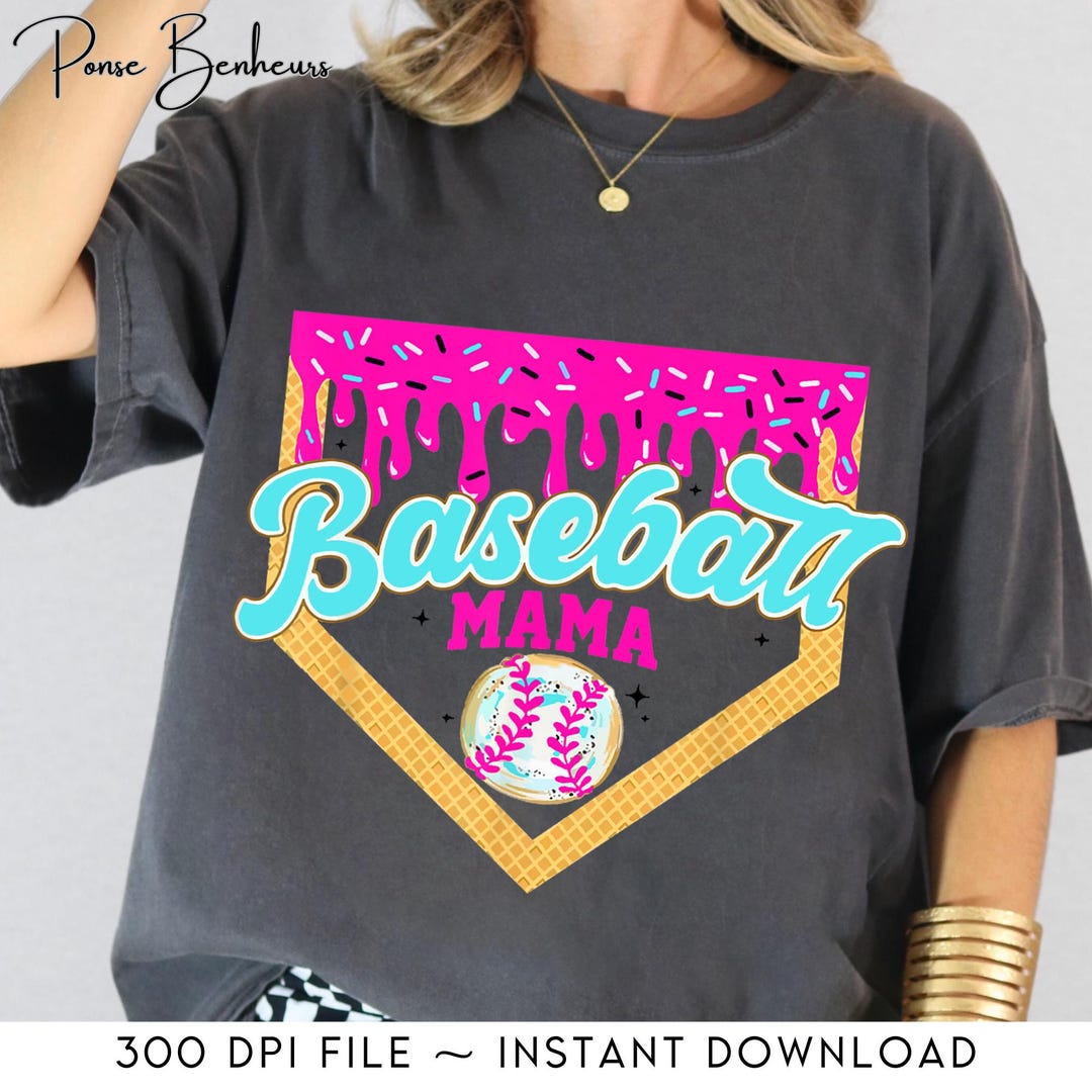 Personalized Baseball Drip Mama Png, Custom Baseball Jersey, Baseball ...