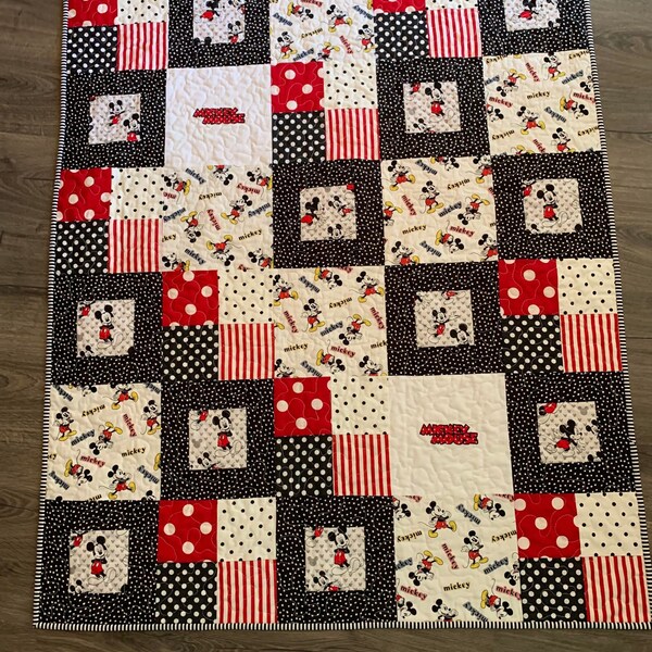 Mickey Quilt Pattern - Etsy