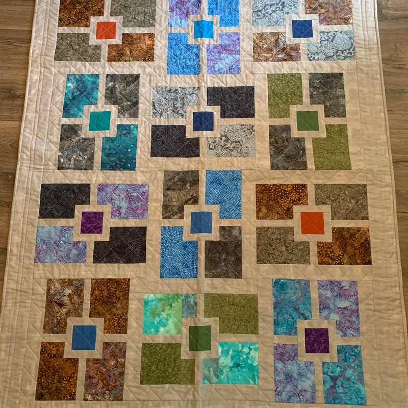 Batik Quilt - Etsy